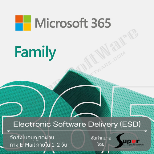 Microsoft 365 Family (ESD) 6GQ-00083 | Lazada.co.th