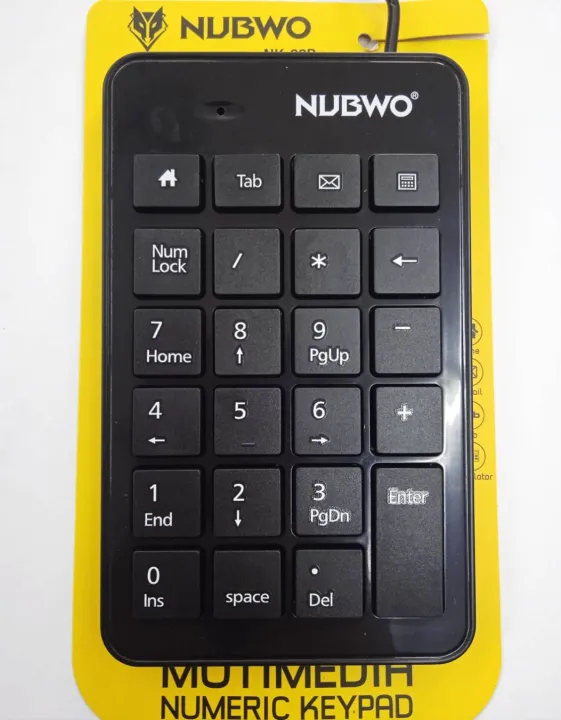 KEYBOARD NUMERIC KEYPAD คีย์ตัวเลข คีย์บอร์ดตัวเลข นำล็อค แป้นพิมพ์ ...