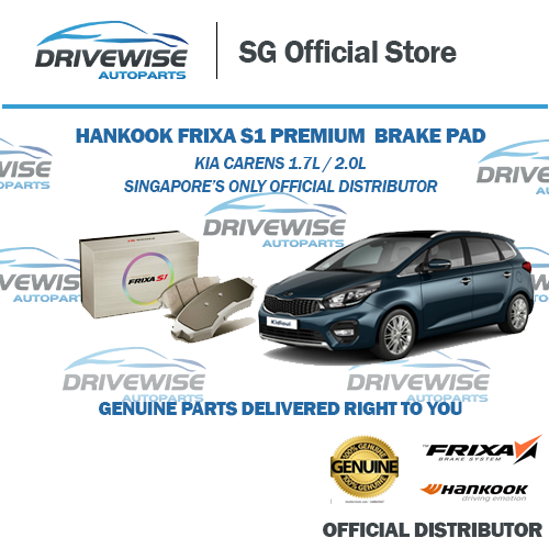 Kia Carens All New Hankook Frixa S1 High Performance Premium Brake Pads ...