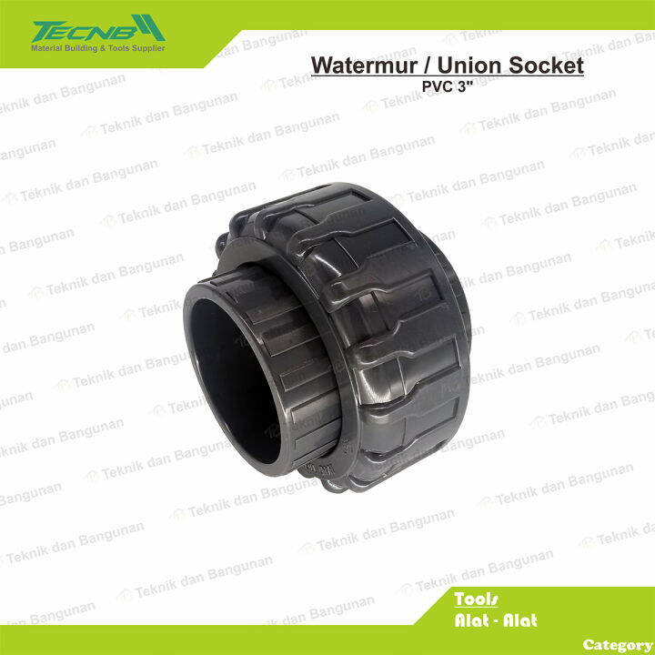 Watermur Union PVC Valve Polos 3" KDJ FP0095 | Lazada Indonesia