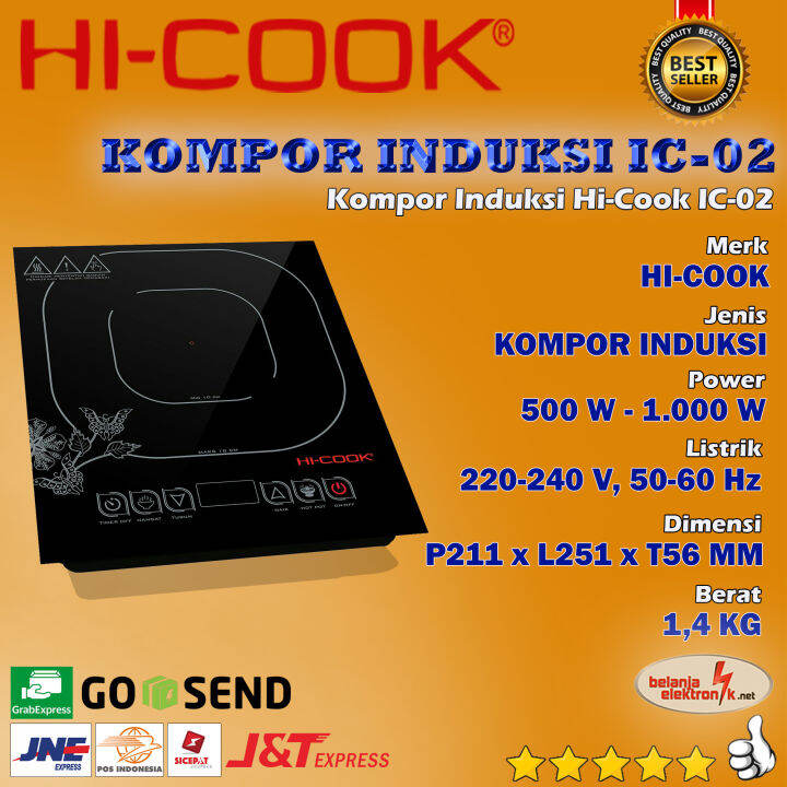 KOMPOR INDUKSI HI-COOK IC-02 | Lazada Indonesia