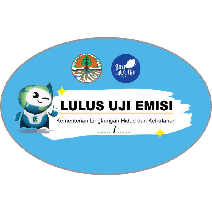 STIKER VINYL LULUS UJI EMISI | Lazada Indonesia