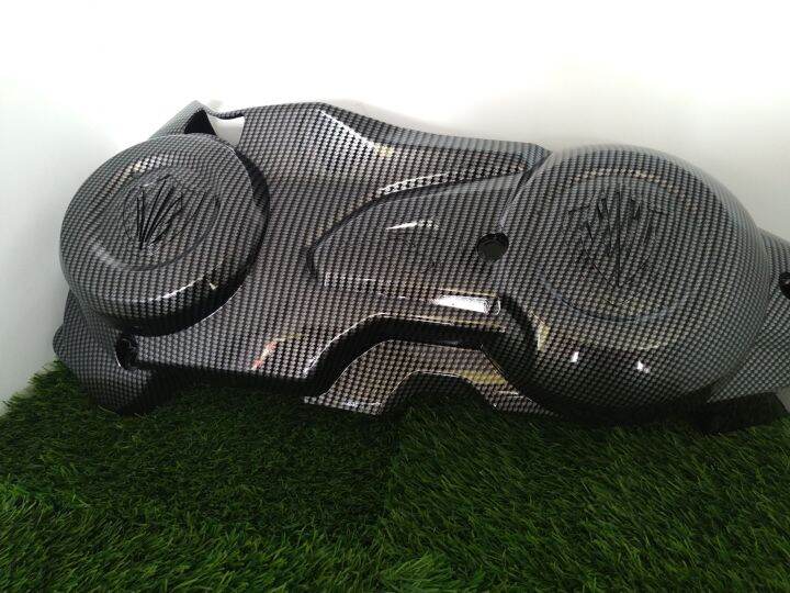 Tutup CVT Carbon Aerox Cover Cvt Yamaha Aerox 155 Carbon Nemo | Lazada ...