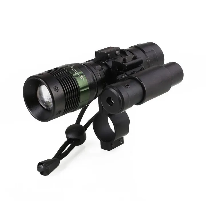 【Spot goods】 uipTac Green LED Flashlight with Red Dot Laser Scopes ...