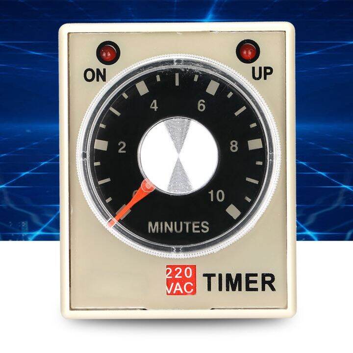 Time Relay 220VAC Power On Delay Timer Time Relay Time Control Switch ...