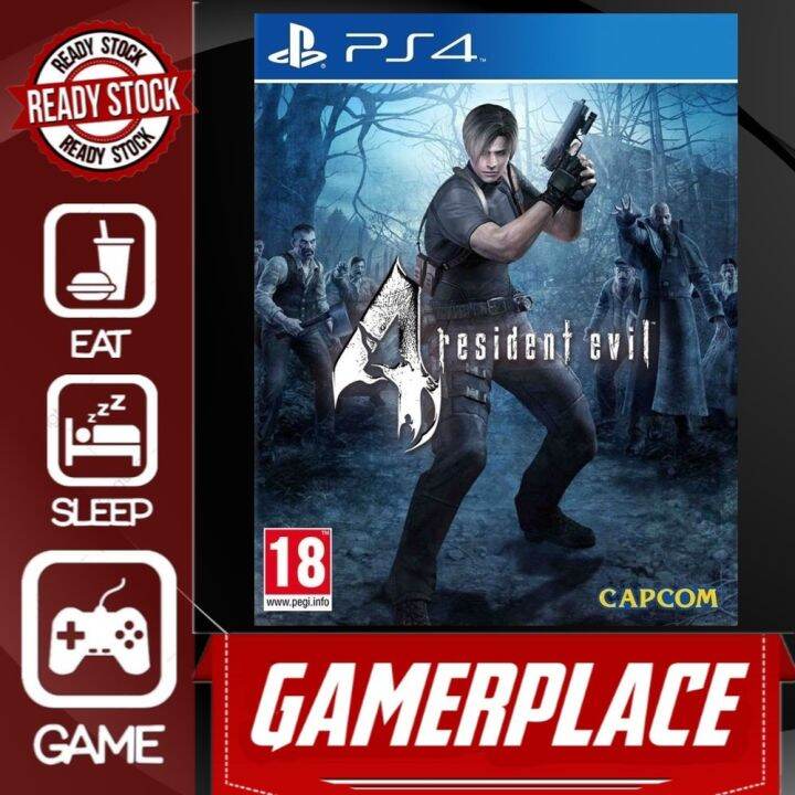 PS4 Resident Evil 4 (English&Chinese*Disc*New Seal) 生化危机4 RE4 biohazard ...