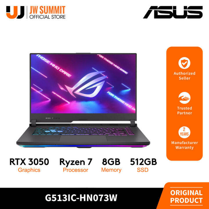 Asus ROG Strix G15 G513IC-HN073W 15" FHD R7-4800H 8GB DDR4 512GB SSD ...