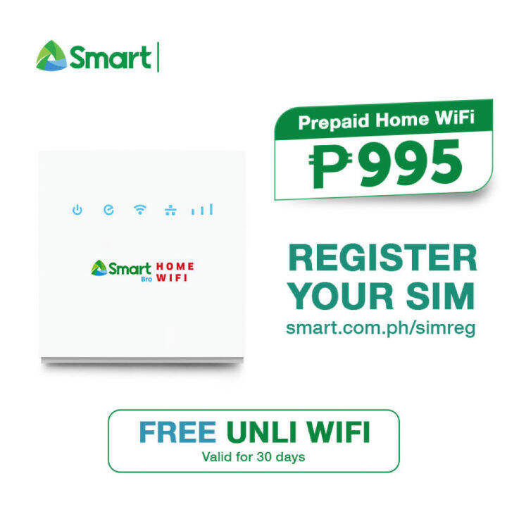 SMART Bro Prepaid Home Wifi LTE (Boosteven-R051) with Data valid for 30 ...