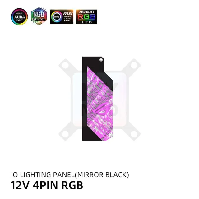 Diy Motherboard Panel Rgb 5v/12v Io Lighting Plate Customization ...