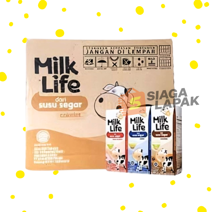 Milk Life 1 DUS Isi 40 Susu UHT Mini 115ml All Varian | Lazada Indonesia
