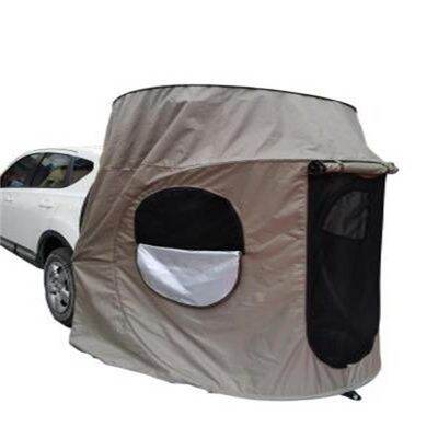 Extended tent at the rear of the car, simple RV trunk, suv, off-road ...