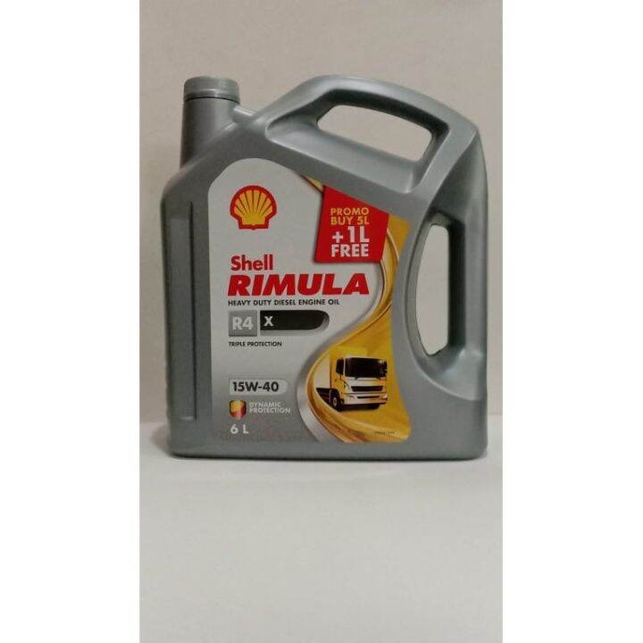 SHELL RIMULA R4X 15W-40 6L | Lazada PH