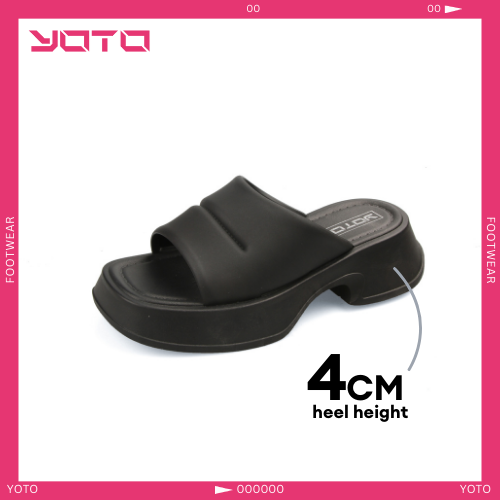 【YOTO】Women Fancy Chunky Sandals Pastel Color Casual Slide Slipper ...