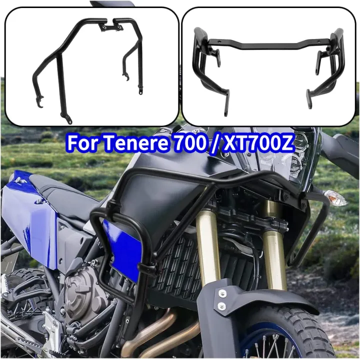 Allotmark Motorcycle Highway Crash Bar Engine Guard Bumper Side Frame Falling Protector Fuel ...