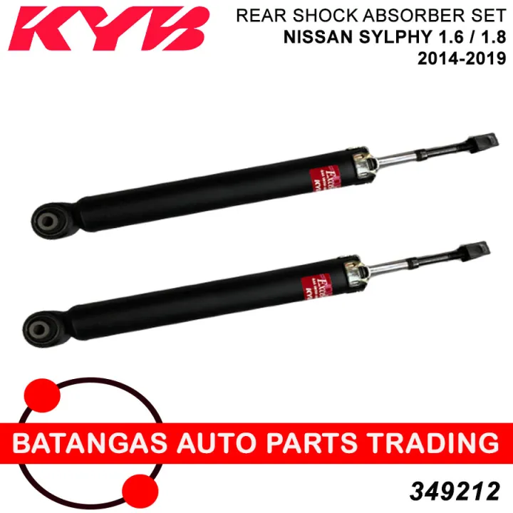 KYB REAR SHOCK ABSORBER Nissan Sylphy 1.6 / 1.8 2014-2019 (SET OF 2) 349212 | Lazada PH