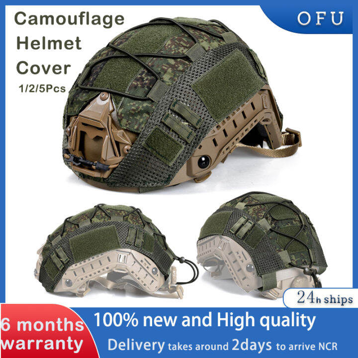 Camouflage Helmet Cover With Quick Adjustable Buckle Airsoft Helmet ...