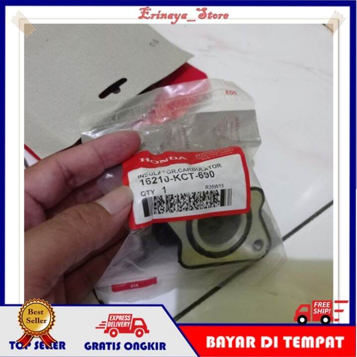 ORIGINAL AHM Manipol Manifold Manipul Intake Karet Motor Honda Mega Pro Old Lama GL Neotech Max ...