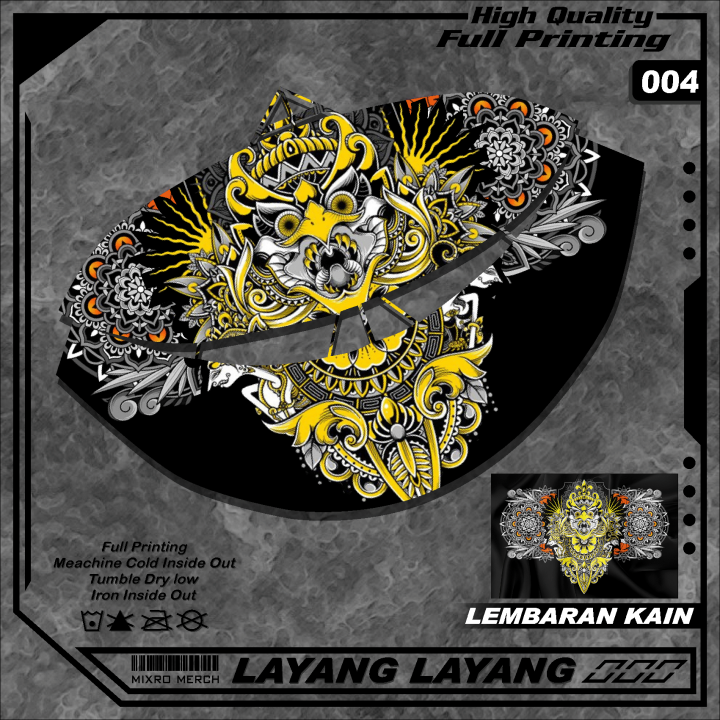 Sampul Kain Layangan Pegon Ceper Layangan Ram Raman Gampangan Motif ...