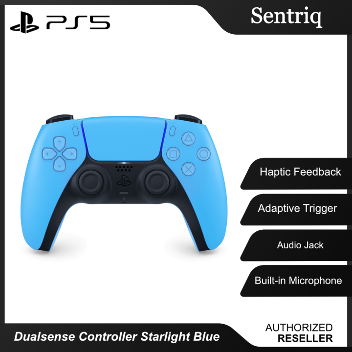 Sony Playstation PS5 DualSense Wireless Controller Starlight Blue Color ...