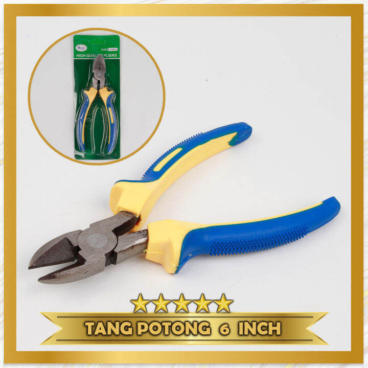 Tang Potong 6 Inch Cutting Pliers 150mm Diagonal Cutter Plier | Lazada Indonesia