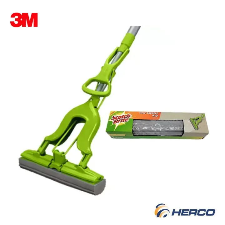 mop 3M Scotch-Brite Easy Squeeze Mop Set + 1PC Extra Refill | Lazada PH