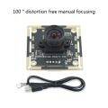 USB 1280x720 OV9732 Video Camera Module 1MP 72°/100° Adjustable Manual ...