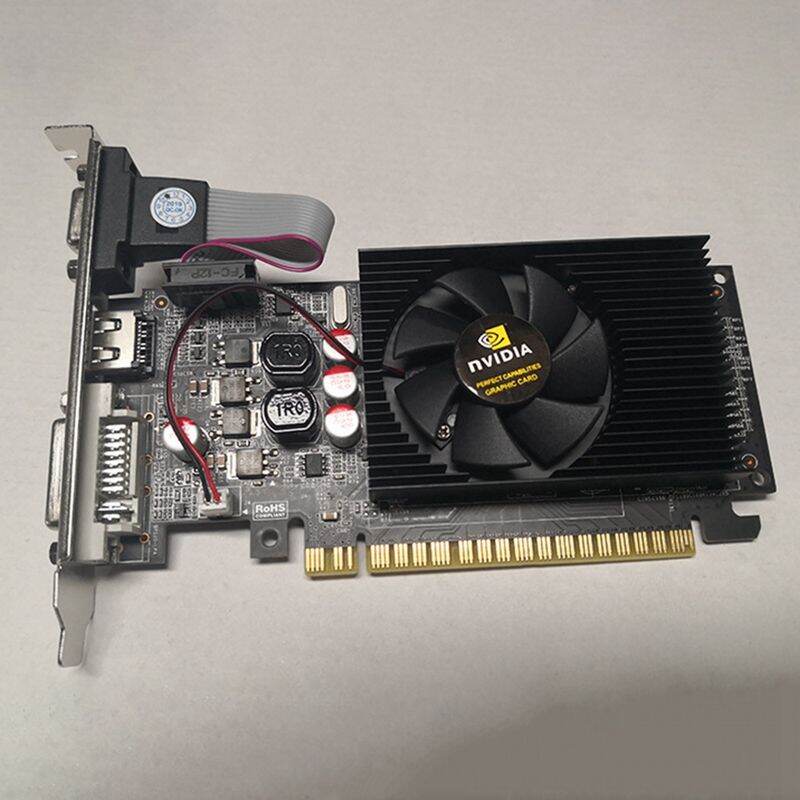 Professional GTX1050TI 2GB DDR5 Graphics Card Green 128Bit DVI VGA GPU ...