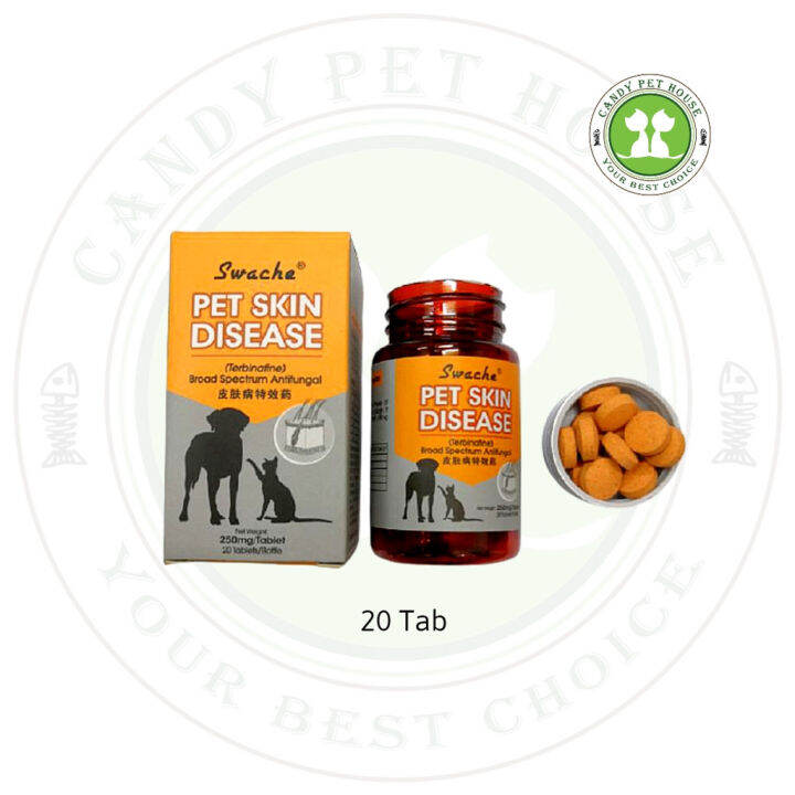 Swache Pet Skin Disease / Antifungal / Fungal infection 250mg/Tablet ...