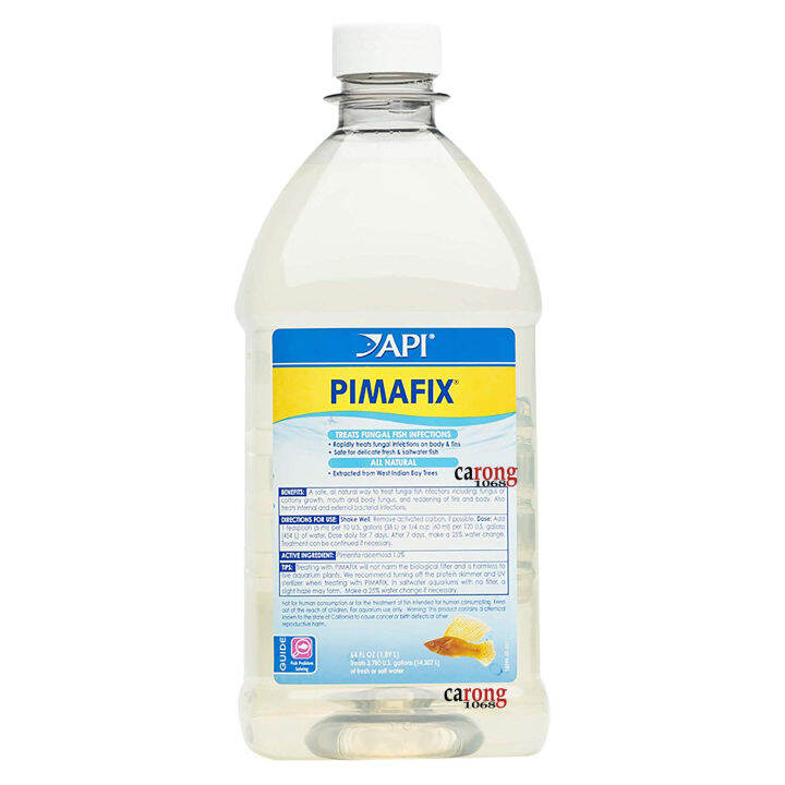 API Pimafix 1890ml chống nhiễm các loại nấm ở cá cảnh. Cá bị Nấm ký ...