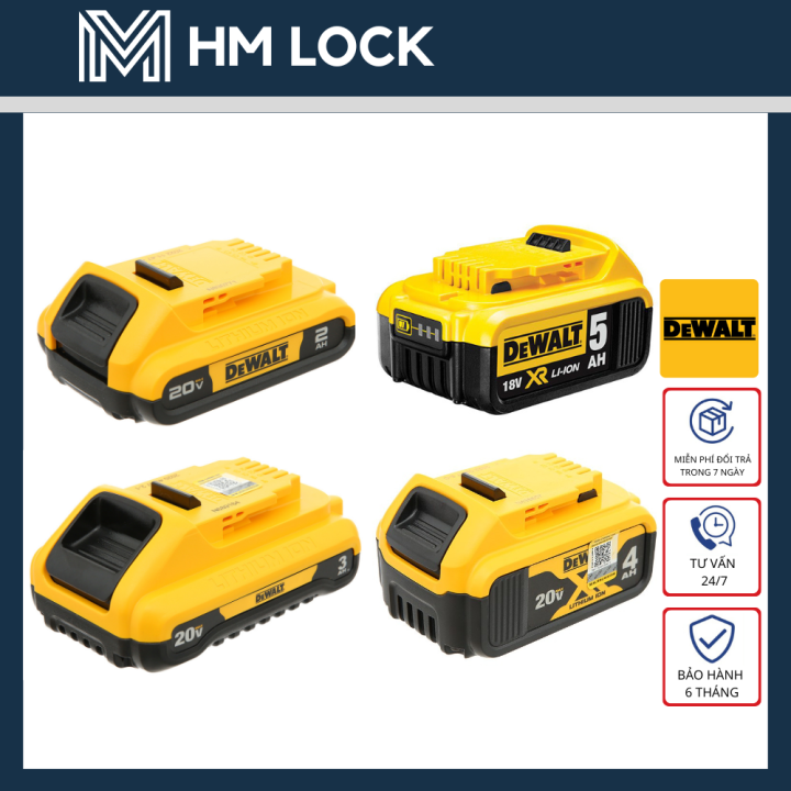 PIN 18V/20V MAX DEWALT 2Ah, 3Ah, 4Ah, 5Ah - SẠC PIN DEWALT 10.8-18V ...