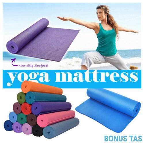 Matras Yoga Anti Selip Kualitas Bagus Karpet Olahraga Free Tas Matras ...