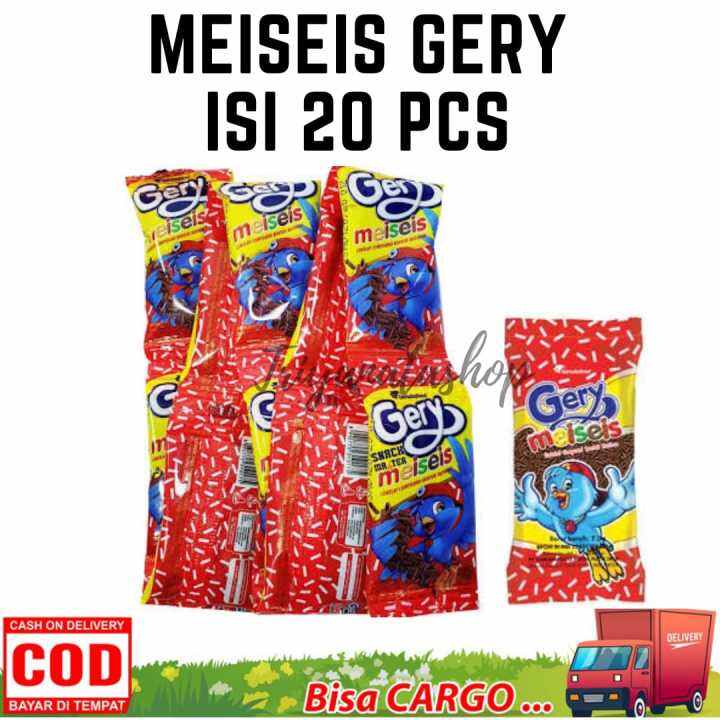 Gery Meises 7.5 Gram Isi 20pcs - Meses Coklat Gery Sachet / Gery Garuda ...