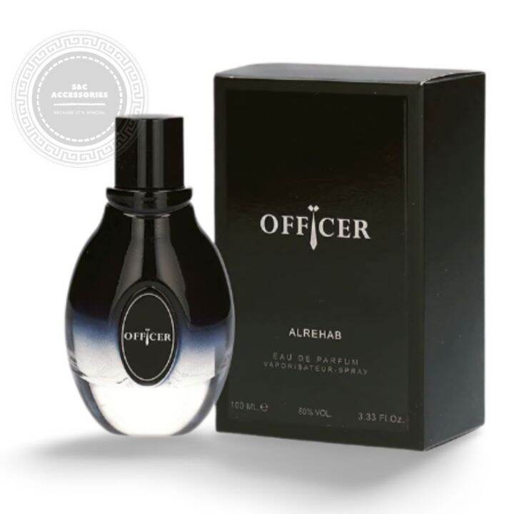 Officer by Alrehab 100ml Eau de Parfum Citrus Woody Spicy Perfume for ...