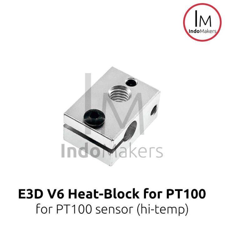 3D Printer Heat Block / Heating Block E3D V6 for PT100 Sensor | Lazada Indonesia