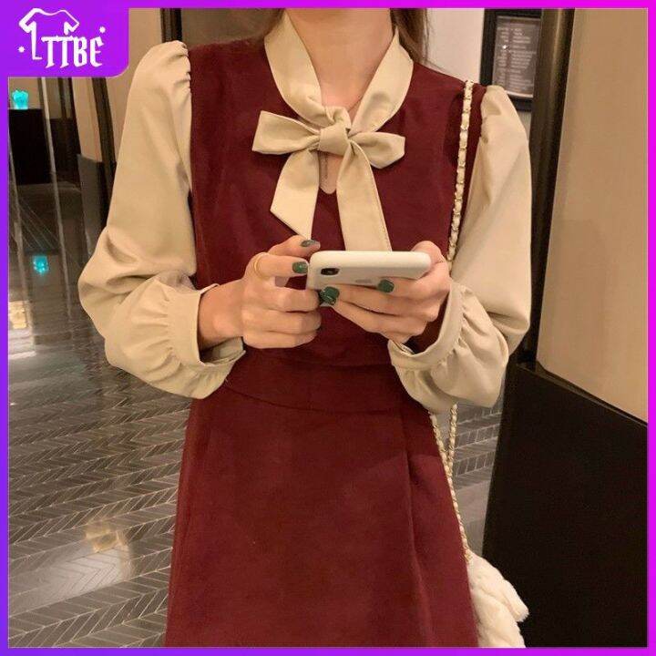 TTBE 2022ฤดูร้อนสไตล์ตะวันตกแบบใหม่ล่าสุดสไตล์ฝรั่งเศสเฮบเบิร์นย้อนยุคที่มีคุณภาพสูงเอวอารมณ์และ ...