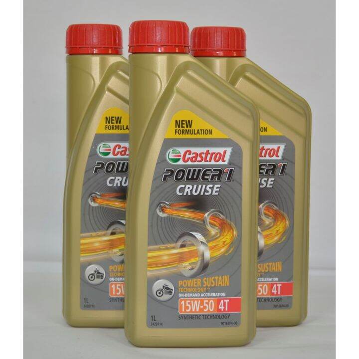 Castrol Power1 Cruise 4T 15W-50 Synthetic Technology (1L) | Lazada