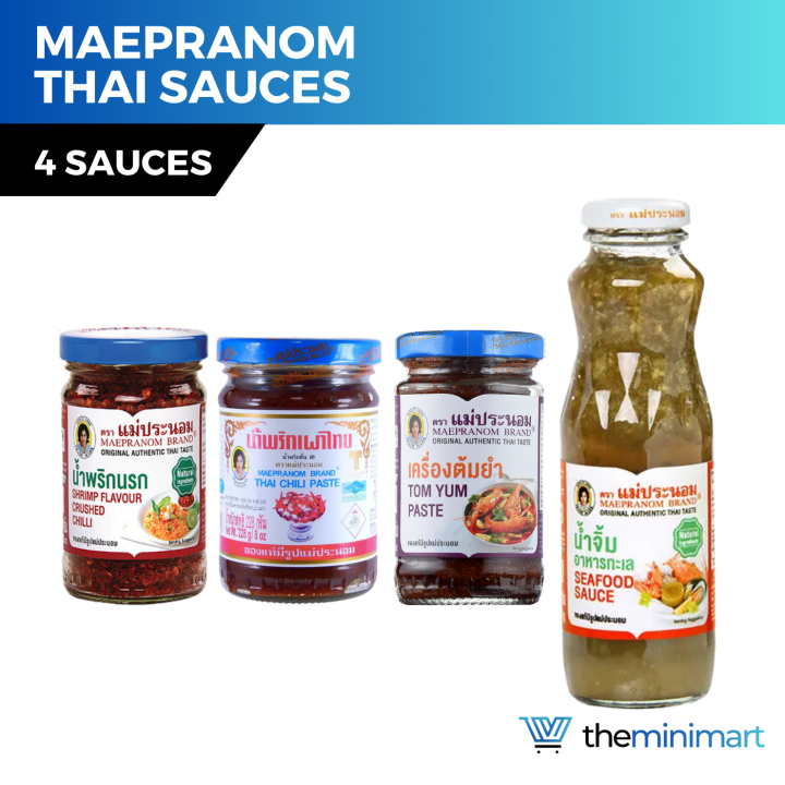 Maepranom Thai Sauces Versatile Dipping Condiment- Seafood Sauce / Tom ...
