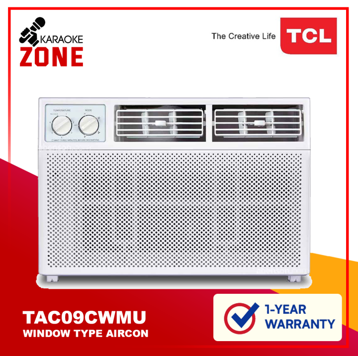 TCL TAC 09CWM/U / 1hp Window Type Aircon Manual / 5-in-1 Heath Filters ...
