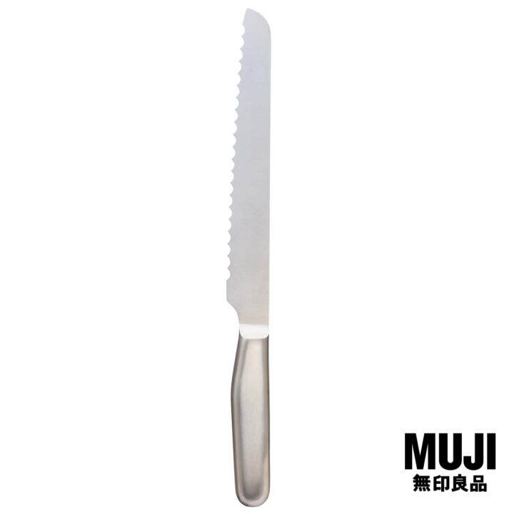 มูจิ มีดหั่นขนมปังสแตนเลส - MUJI Stainless Steel Bread Knife (Blade ...