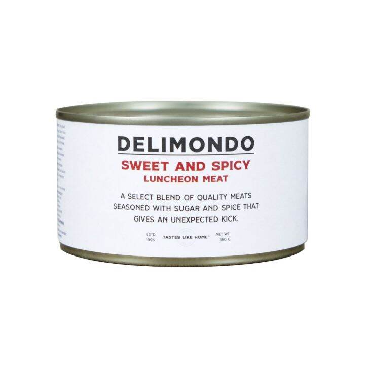 Delimondo Sweet and Spicy Luncheon Meat 350g | Lazada PH