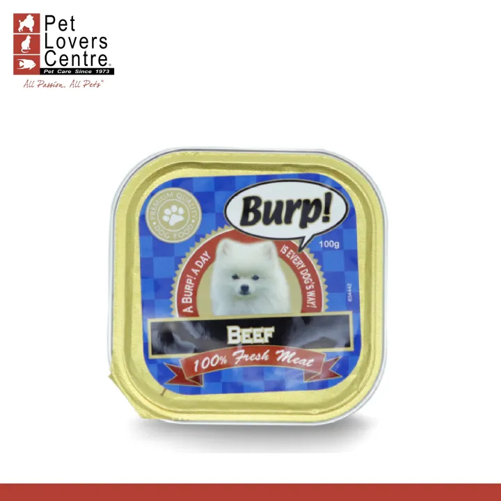 Burp Dog Can Food Beef 100 Grams | Lazada PH