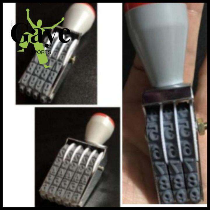 GS 3 ,4 or 5 Digit Number Number Stamp Personalized Changeable Business ...