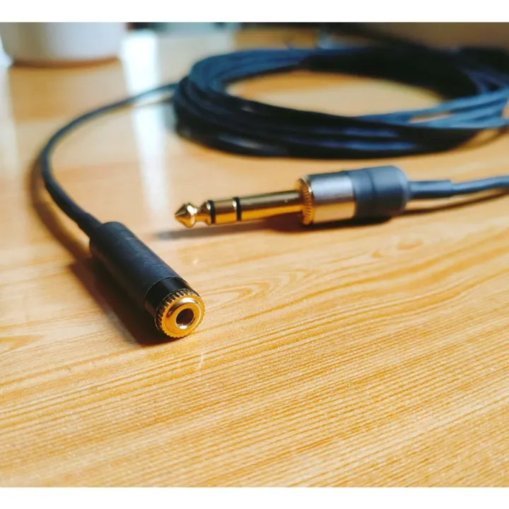 In Ear Monitor Extension Adapter 3.5mm Female TRS to 6.35 male TRS ...