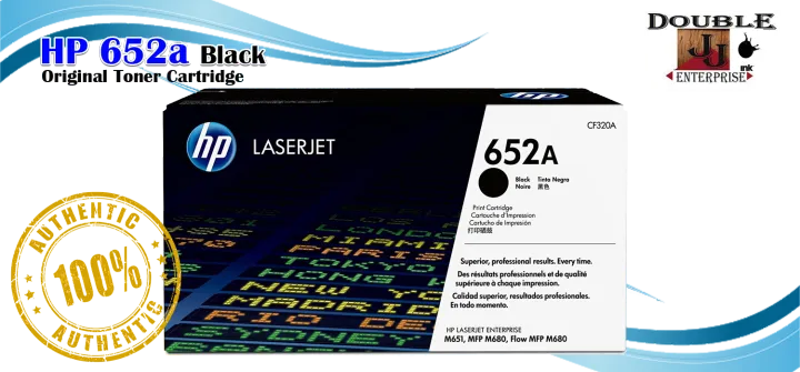 HP 652A Black Original LaserJet Toner Cartridge, CF320A | Lazada PH