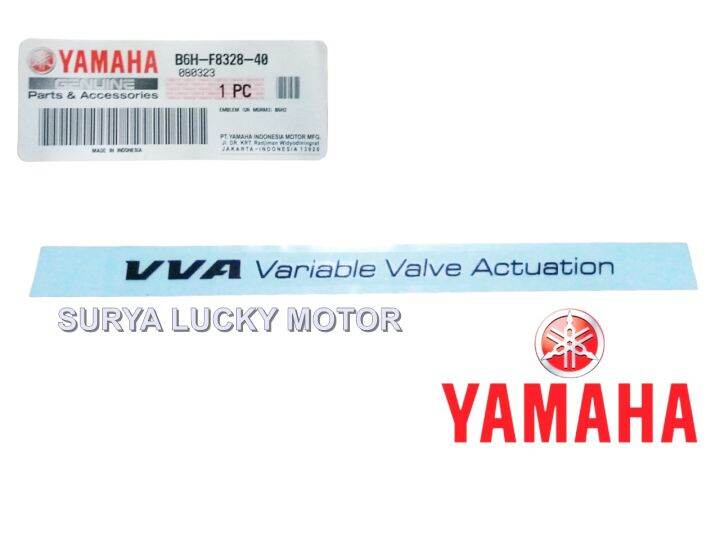 STICKER STIKER VVA KIRI COVER NEW NMAX MERAH DOFF ASLI ORIGINAL YAMAHA ...