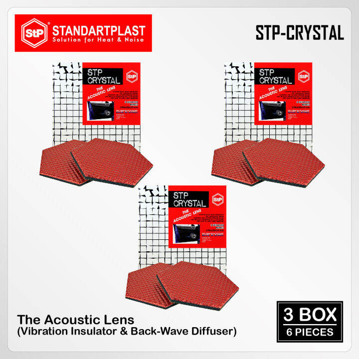 STP CRYSTAL Vibration Insulator & Back-Wave Diffuser - (3 Box) | Lazada