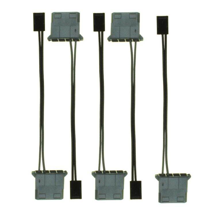IDE to 3 Pin Fan Power Cable Molex D Plug Power to 3 Pin Connector ...