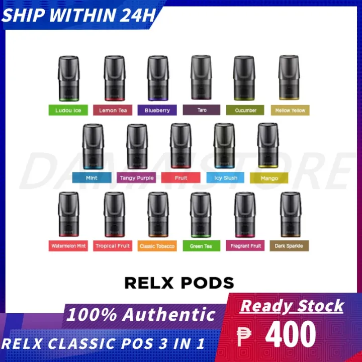 【Cash sa paghahatid】 3in1 Per Relx Classic Pods Vape Pods Vape Juice ...