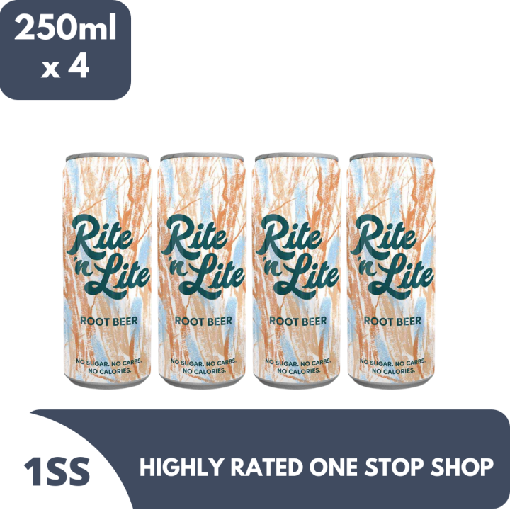 Rite 'n Lite, Root Beer 250ml x 4 | Lazada PH