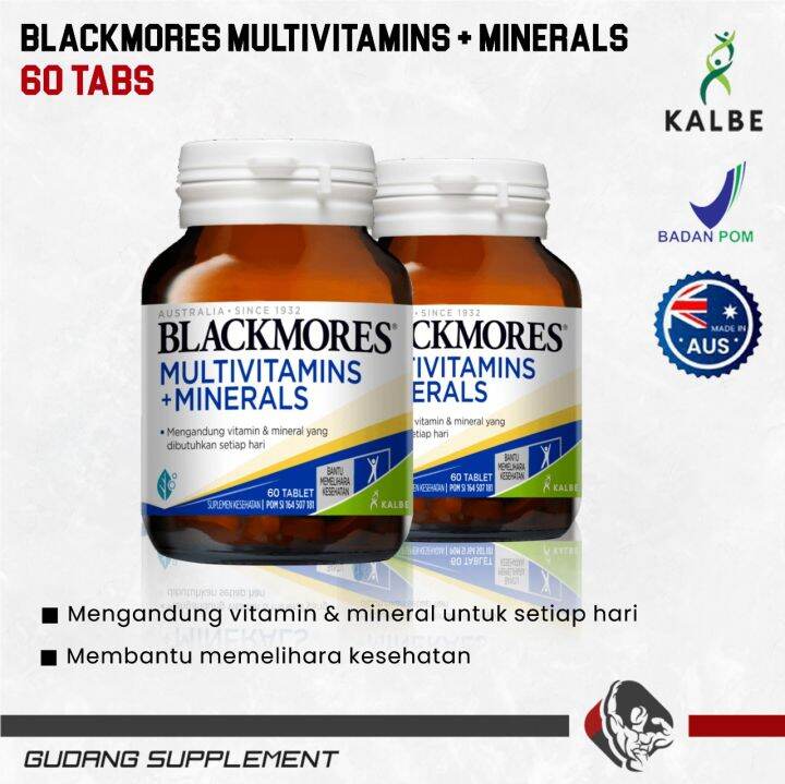 Blackmores Multivitamin + Mineral 60 Tablets BPOM Gudang Supplemen | Lazada Indonesia